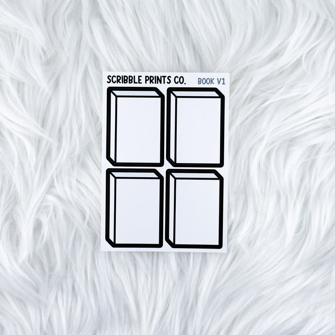 Book V1 // Matte Reading Journal Stickers – Scribble Prints Co.
