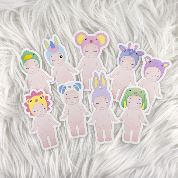 Dreaming - Angel Bundle // Matte Journal Stickers – Scribble Prints Co.