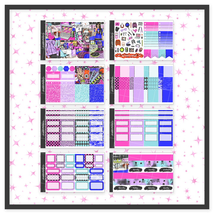 Emo - Weekly Kit – Scribble Prints Co.