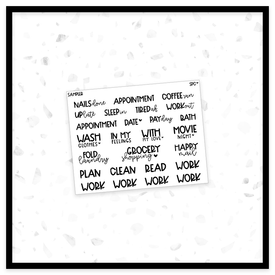 Foiled Scripts P-Z // Version 2 – Scribble Prints Co.